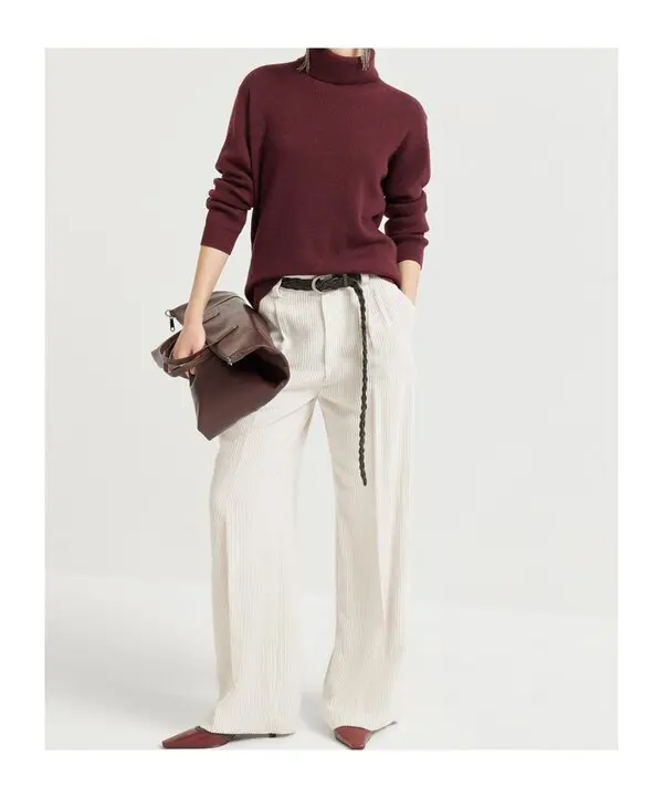 Brunello Cucinelli Turtleneck Ribbed-knit Jumper
