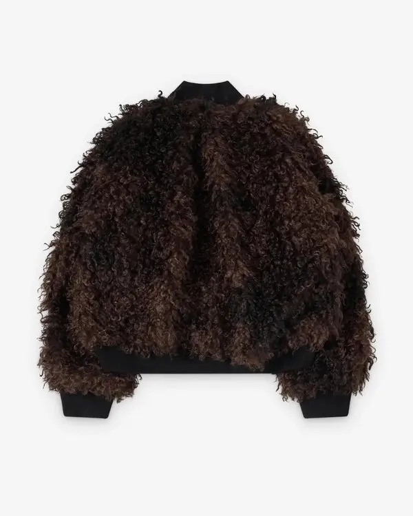 Sacai Curly Faux Fur Jacket