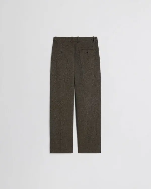 Phoebe Philo Slim-fit Wool Houndstooth Trousers