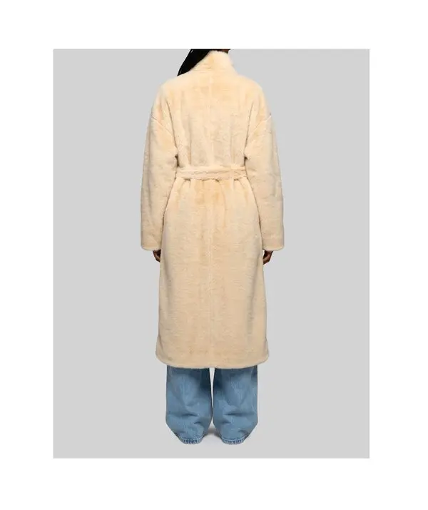 THE FRANKIE SHOP Camel Ravello Robe Coat