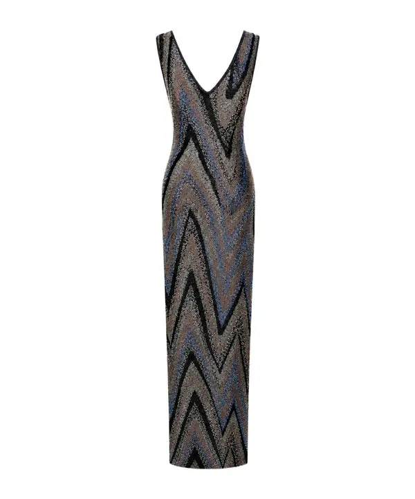 Missoni V-neck Ed Maxi Dress