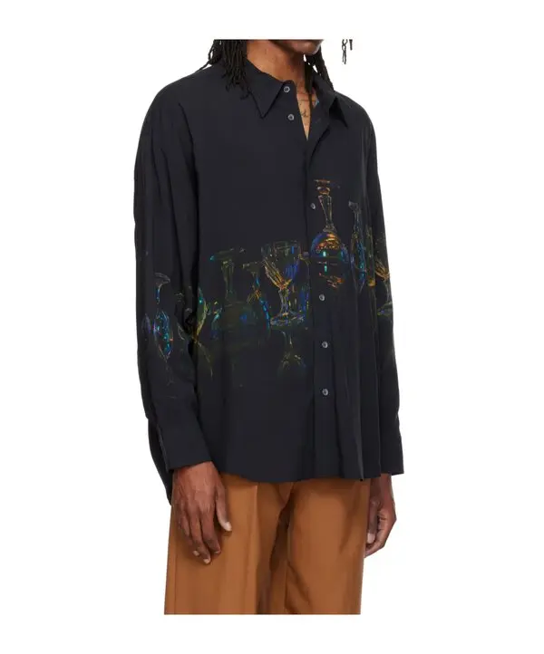 MAGLIANO Cristalleria Printed Long-sleeve Shirt