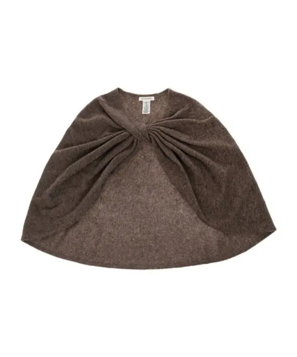 BY MALENE BIRGER Pinne Draped Cape - Brown