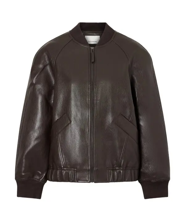 THE FRANKIE SHOP Alena Coated Bomber Jacket