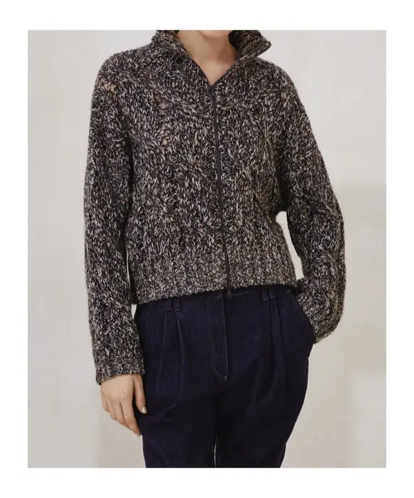 Brunello Cucinelli Long Sleeved Zip-up Cardigan