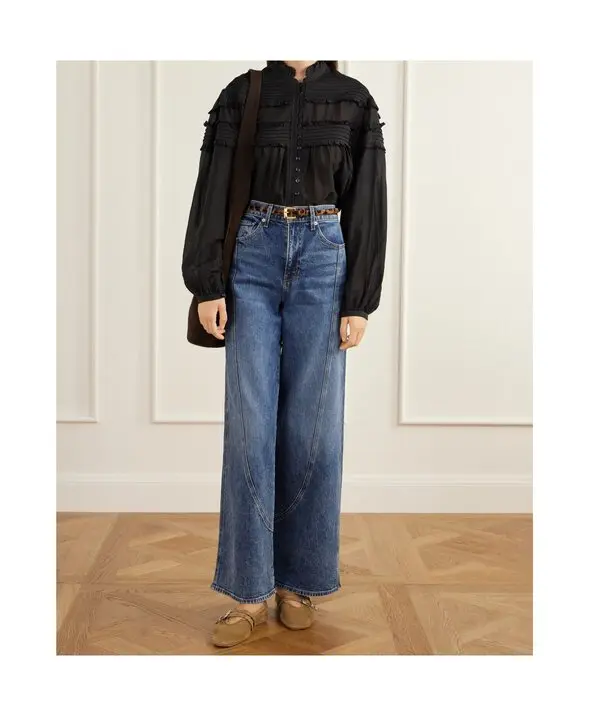 Veronica Beard Taylor Mid-rise Straight-leg Jeans - Blue