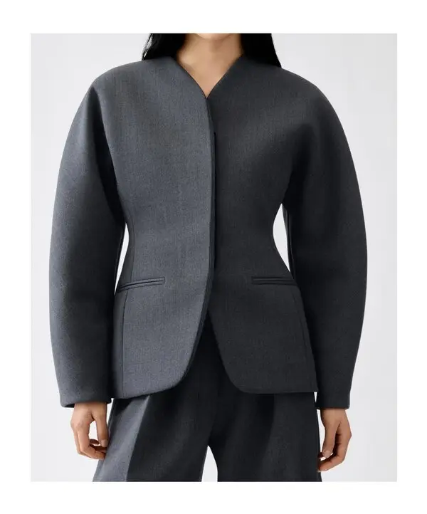Jacquemus Long-sleeve Jacket - Dark Gray