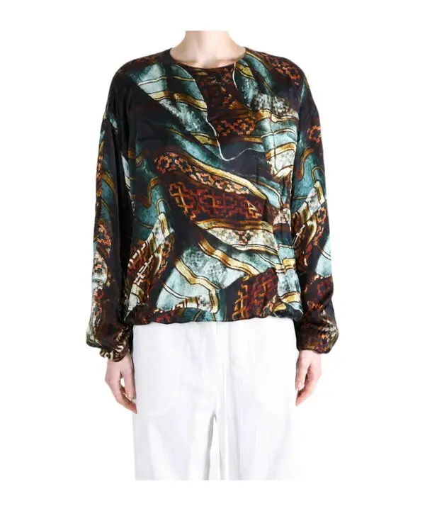 Dries Van Noten Crew Neck Cover-up - Petrol