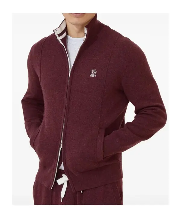Brunello Cucinelli High-neck Zip-up Cardigan