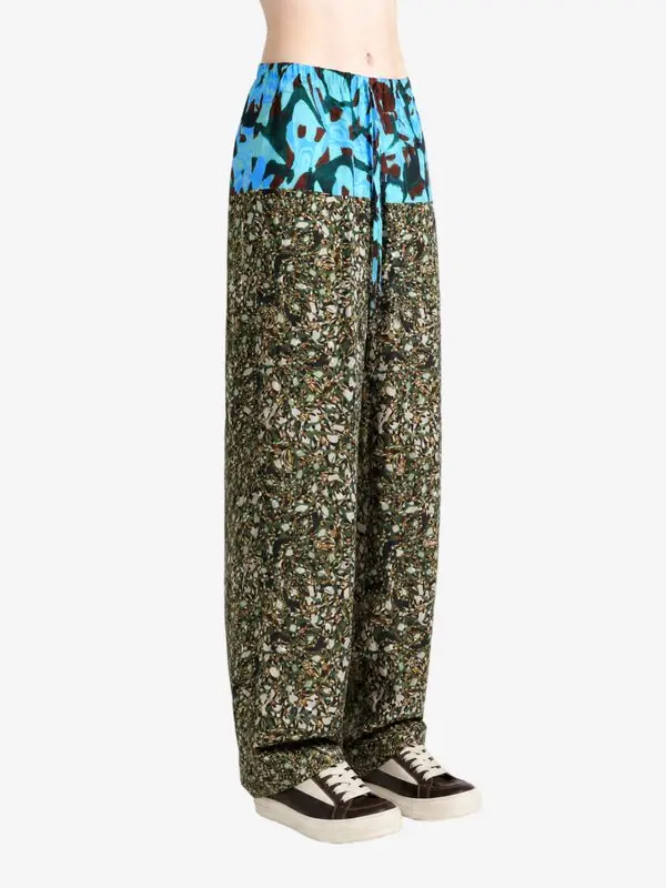 Dries Van Noten Print Fluid Pant