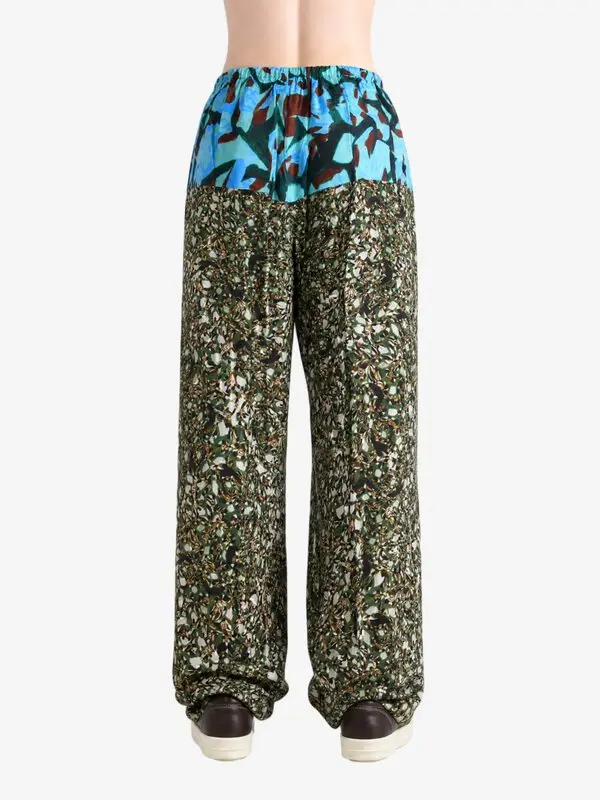 Dries Van Noten Print Fluid Pant