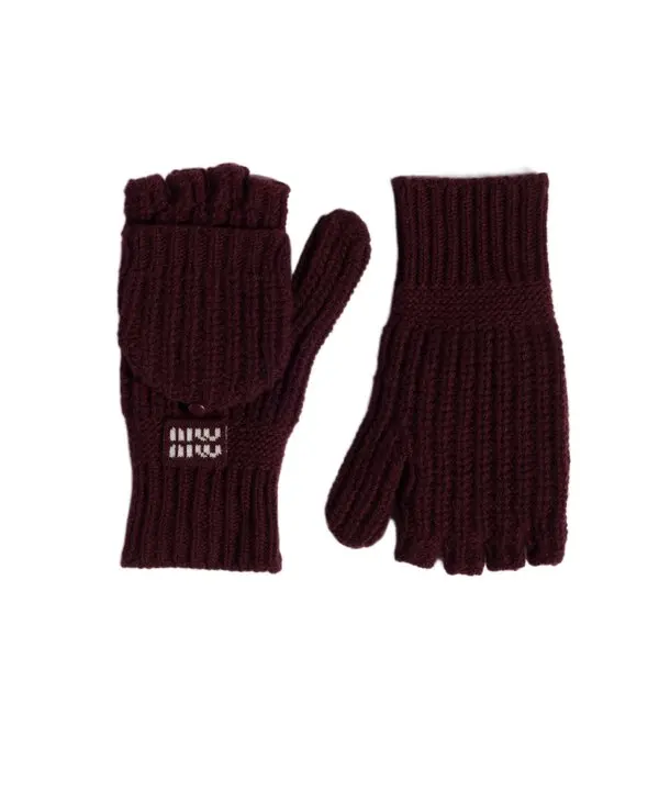 Miu Miu Wool And Cashmere Fingerless Gloves