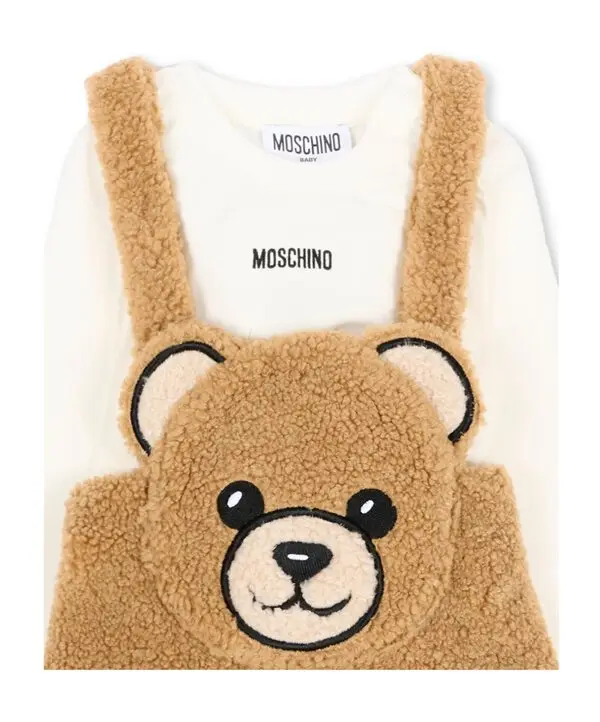 Moschino Teddy Bear Romper And T-shirt Set