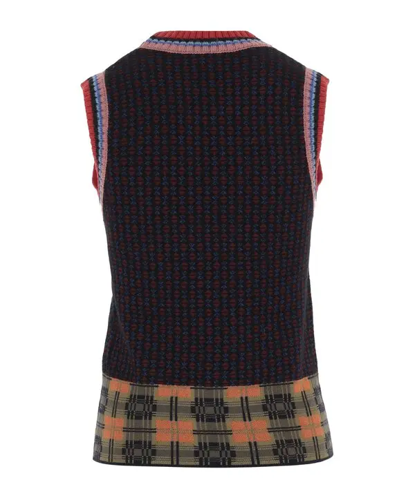 Dries Van Noten Jacquard Wool Sweater - Black