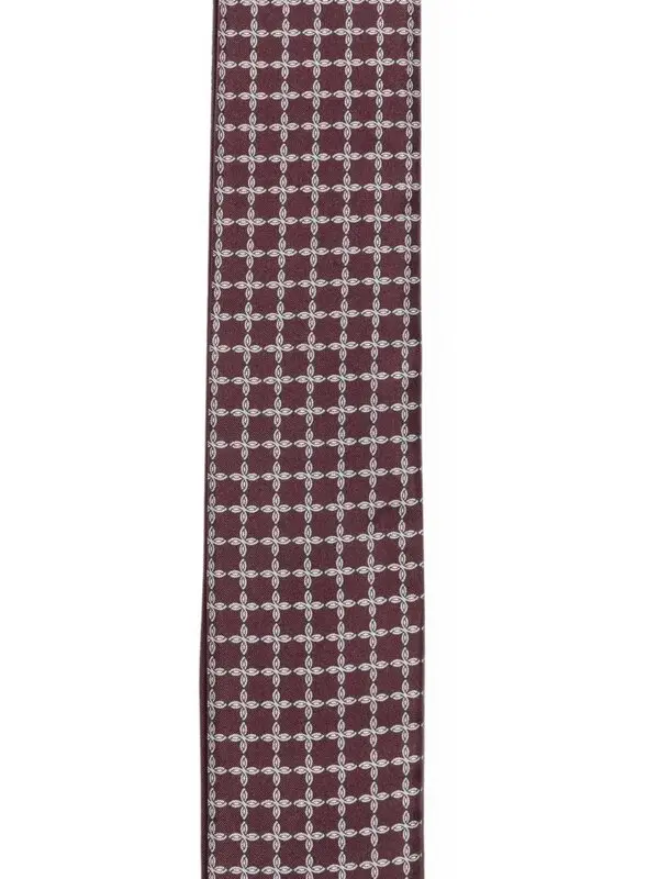 Tagliatore Geometric-print Scarf