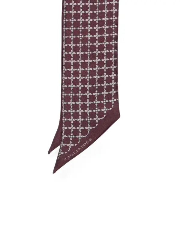 Tagliatore Geometric-print Scarf