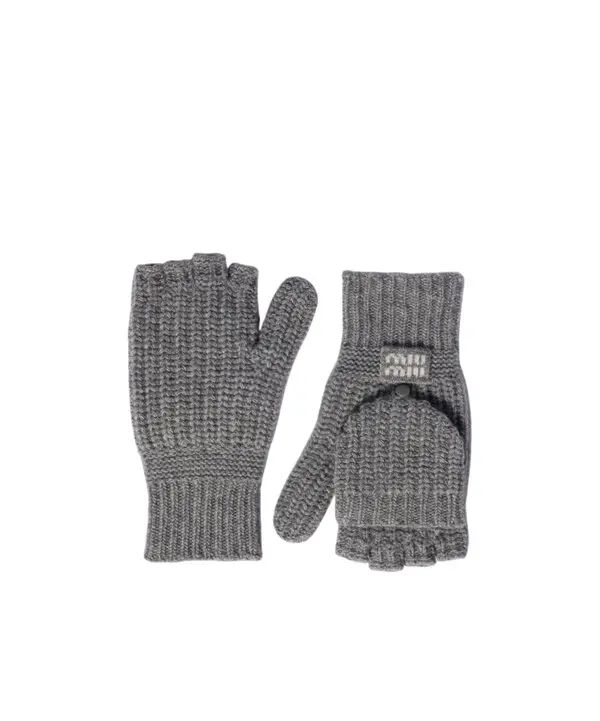 Miu Miu Wool And Cashmere Fingerless Gloves