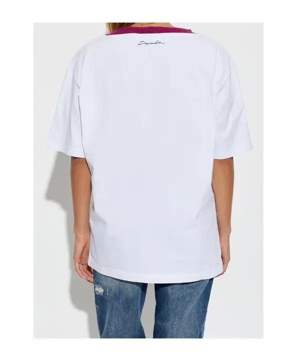 Dsquared2 Embroidered-logo T-shirt