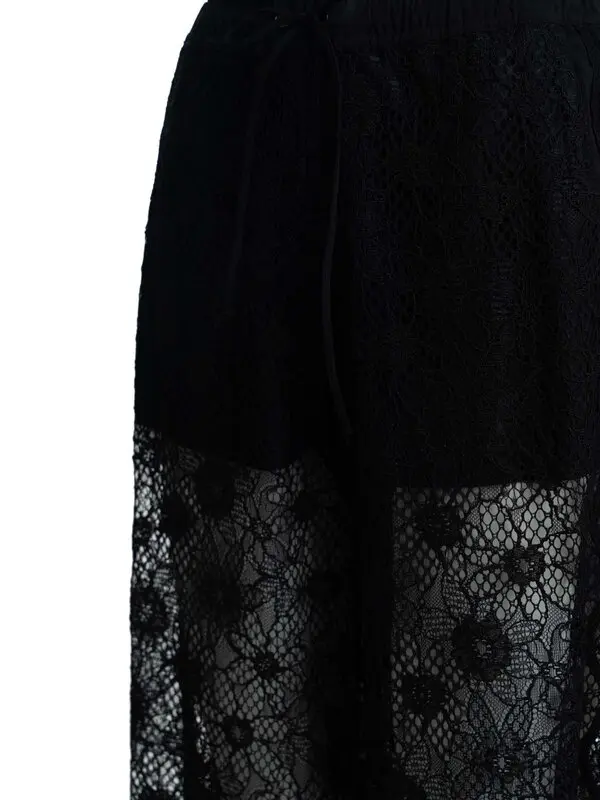 Pinko Lace Trousers - Black