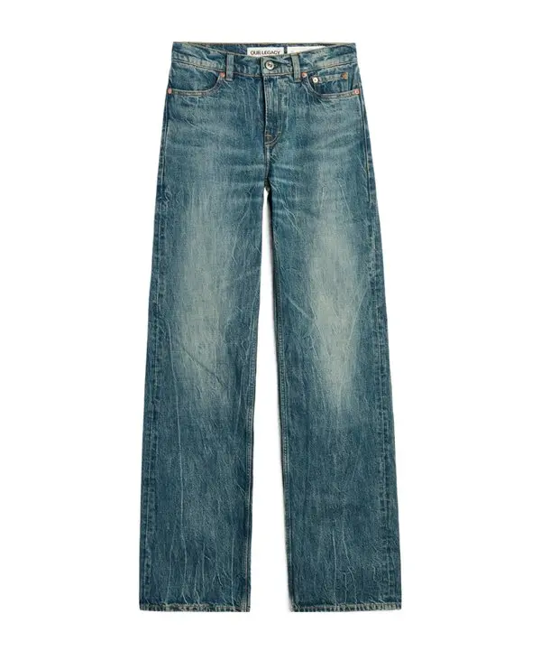Our Legacy Faded Straight-leg Jeans