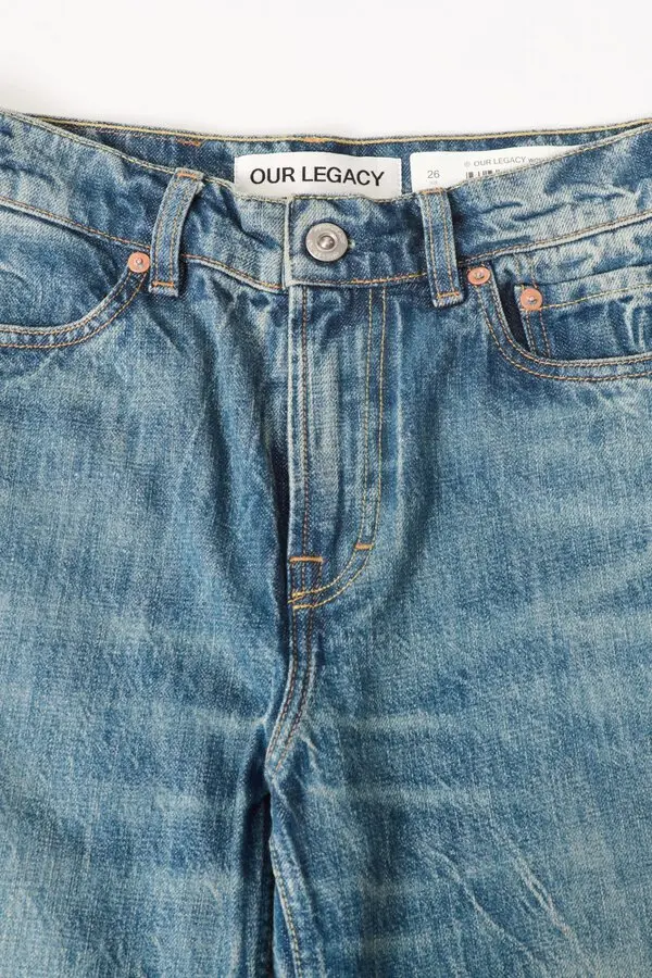 Our Legacy Faded Straight-leg Jeans