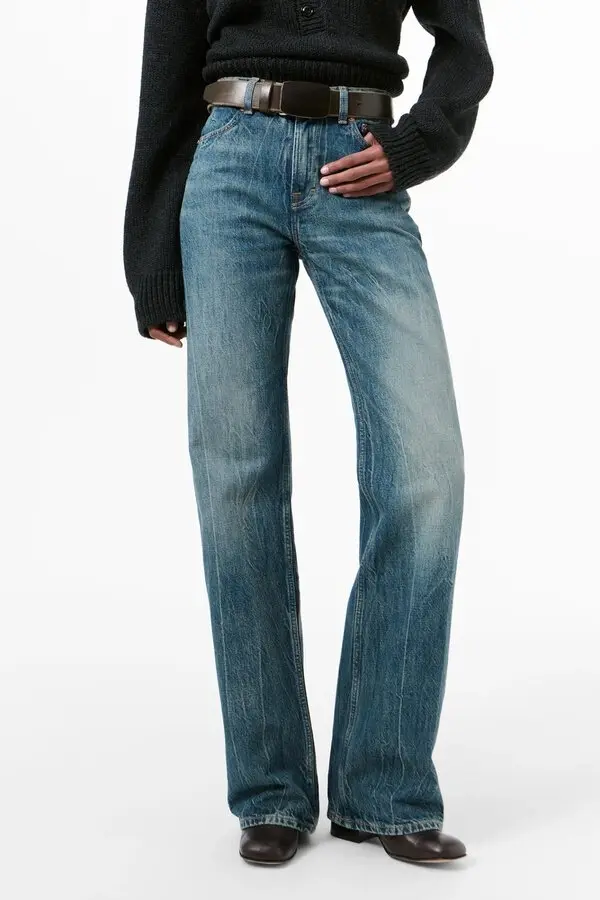 Our Legacy Faded Straight-leg Jeans