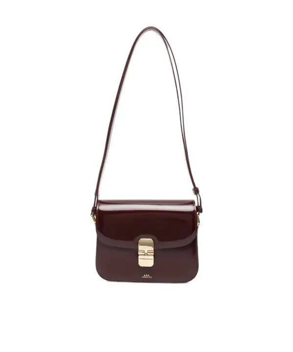 A.p.c. Grace Leather Mini Shoulder Bag