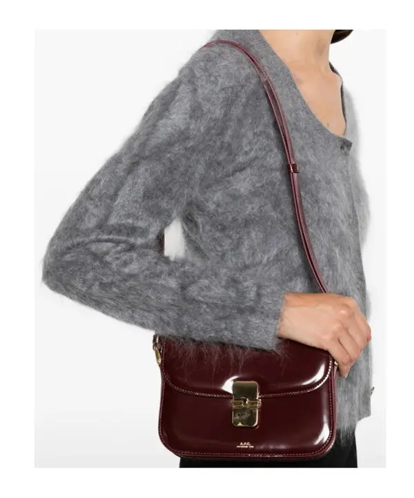 A.p.c. Grace Leather Mini Shoulder Bag