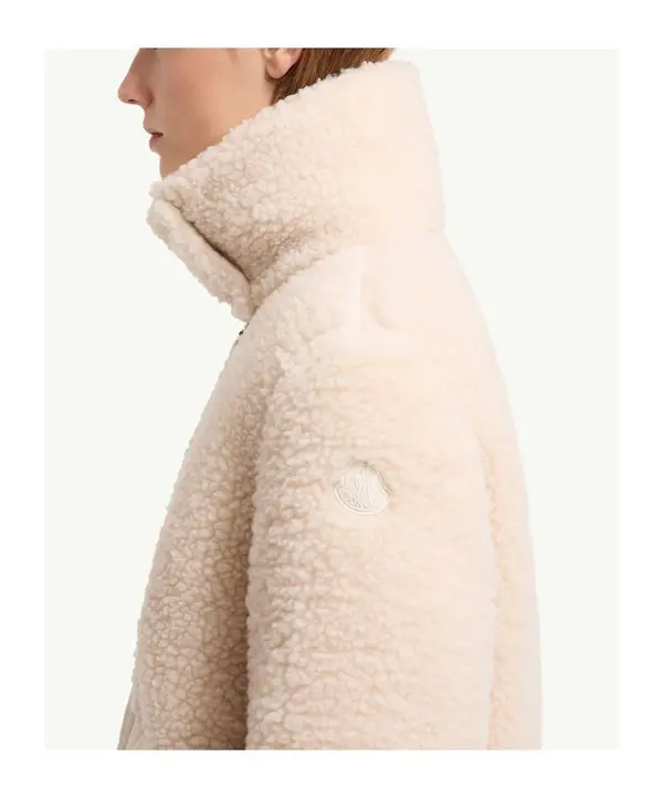 Moncler Glorieux Zipped Jacket - Ivory White