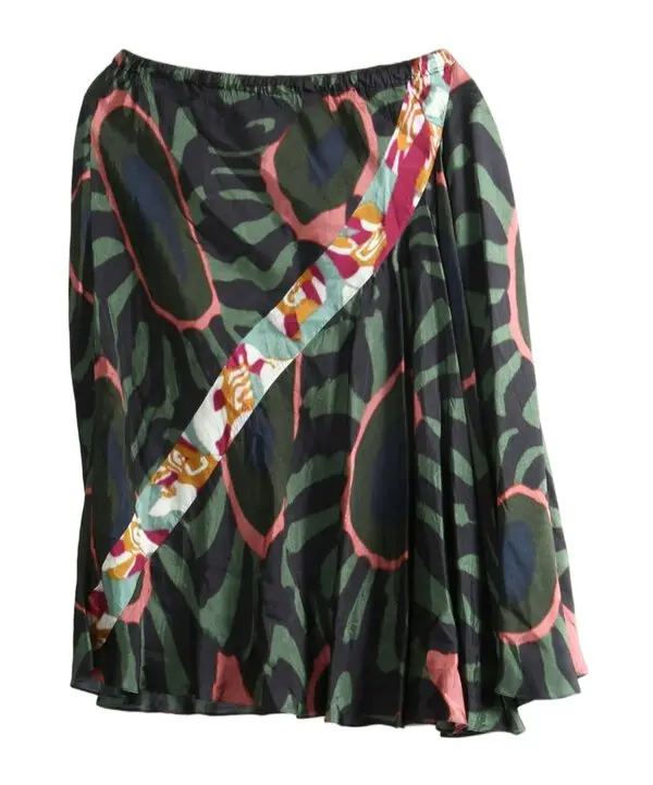 Dries Van Noten Print Fluid Skirt