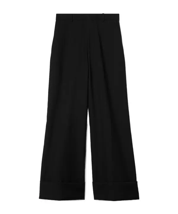 Celine Mercer Wool Cuffed Trousers