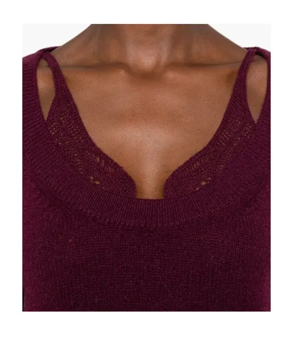 Ermanno Scervino Cut-out V-neck Sweater
