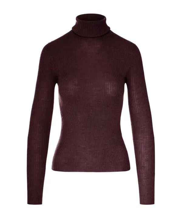 ROBERTO COLLINA Ribbed High-neck Top
