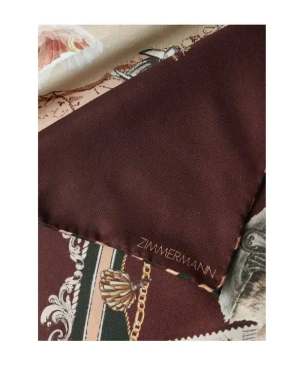 Zimmermann Printed Silk Square 70