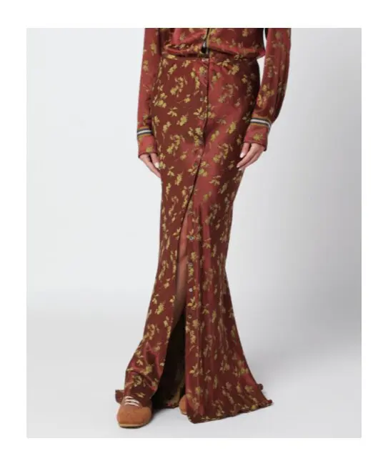 Dries Van Noten Slit Skirt