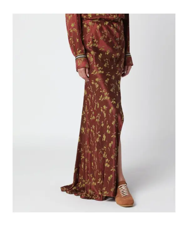 Dries Van Noten Slit Skirt