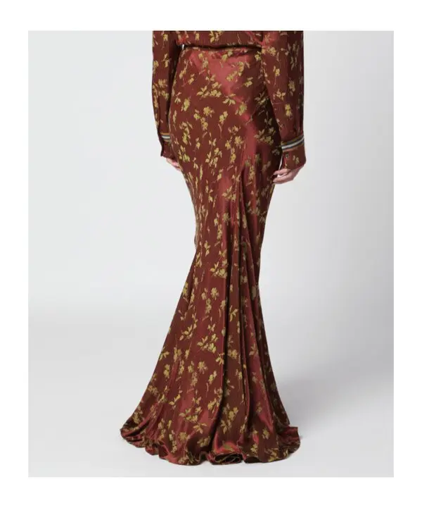 Dries Van Noten Slit Skirt