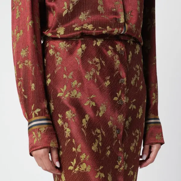 Dries Van Noten Slit Skirt