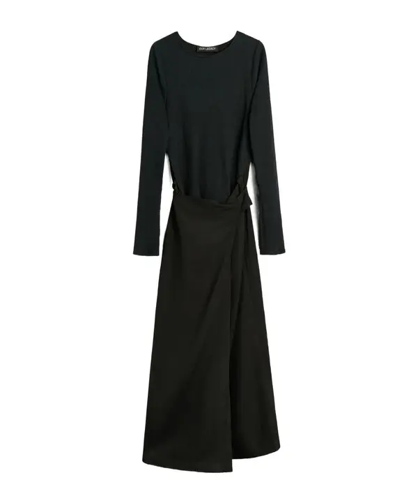 Our Legacy Twist-front Blend Dress