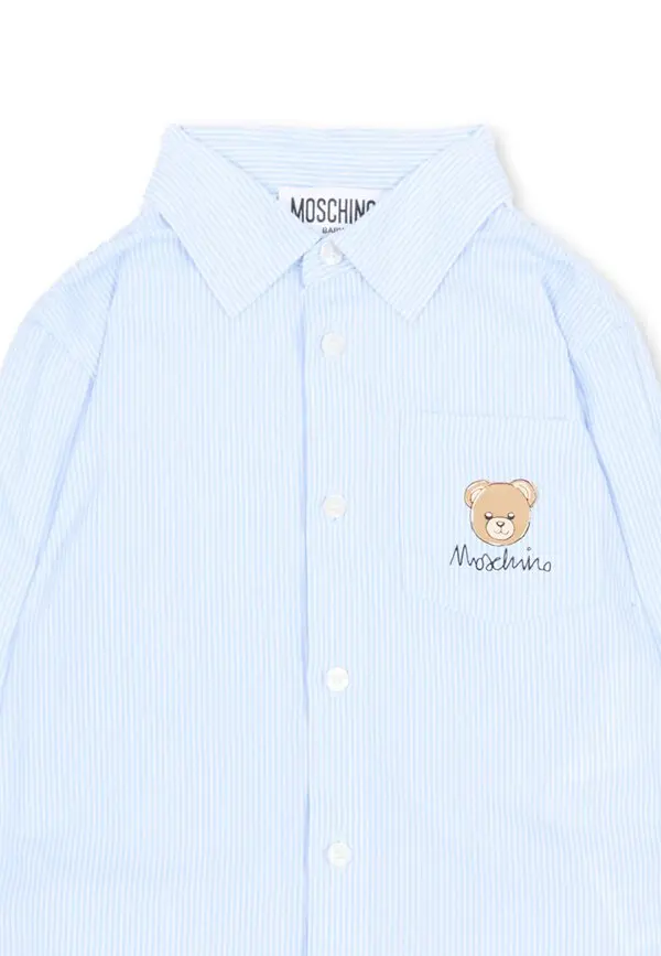 Moschino Long-sleeve Shirt And Jeans 2-piece Set