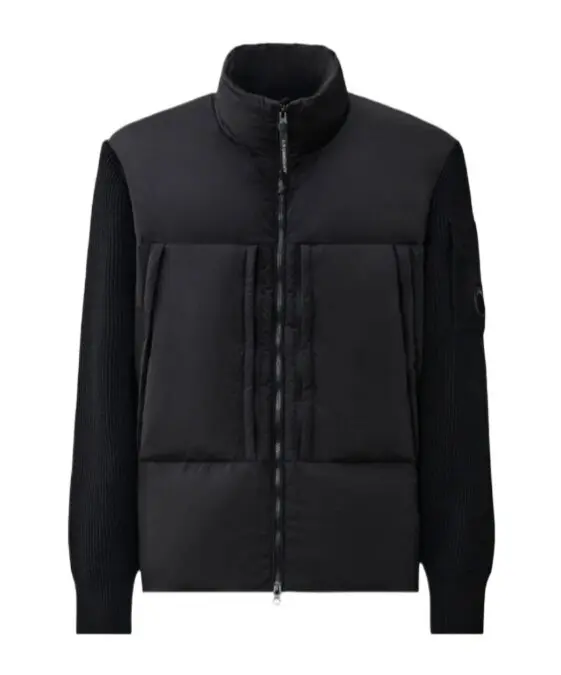 C.P. COMPANY Quilted Jacket With Lens Detail