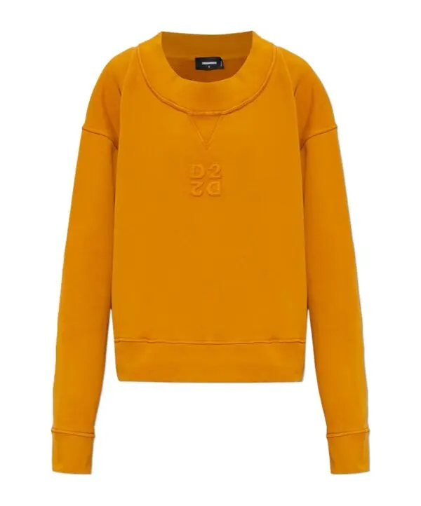Dsquared2 Embroidered-logo Cotton Sweatshirt