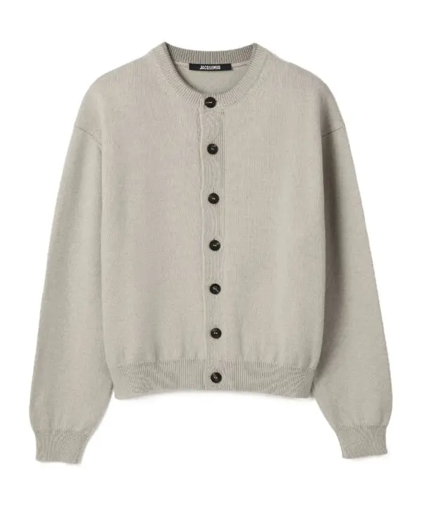 Jacquemus Le Cardigan Moulin Logo Cardigan