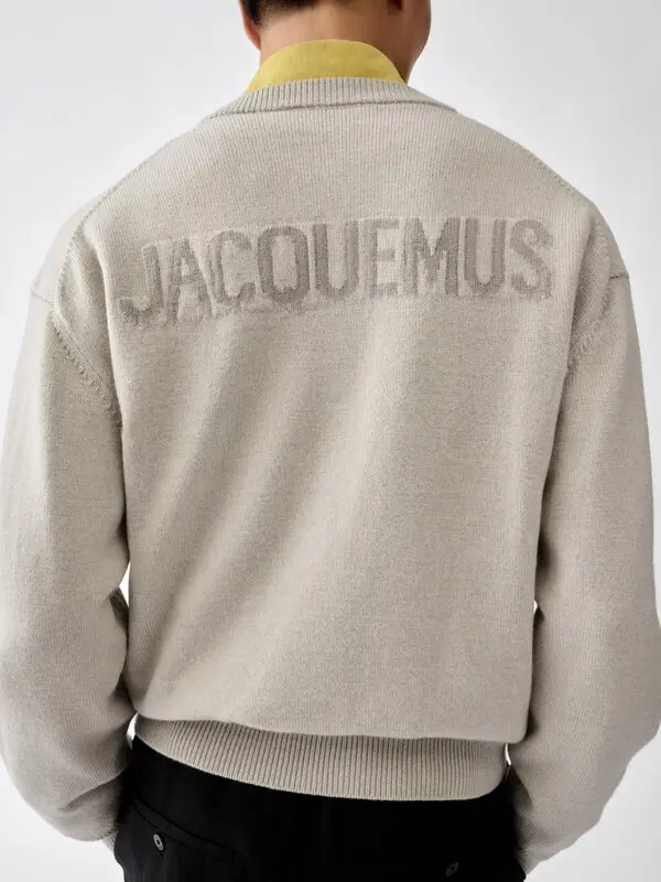 Jacquemus Le Cardigan Moulin Logo Cardigan