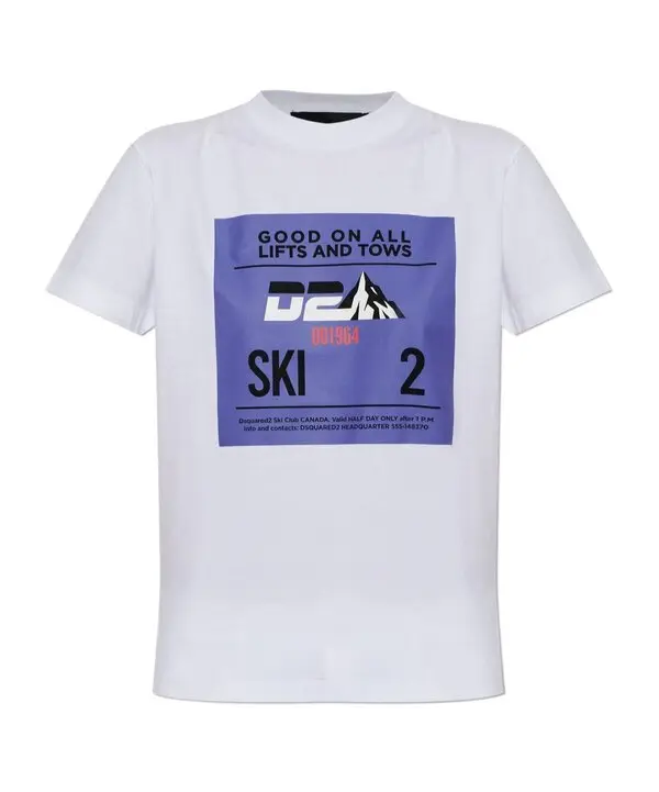 Dsquared2 Printed Crewneck T-shirt