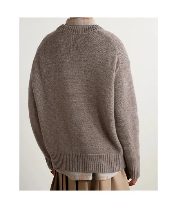 LISA YANG Ribbed Crew Neck Sweater