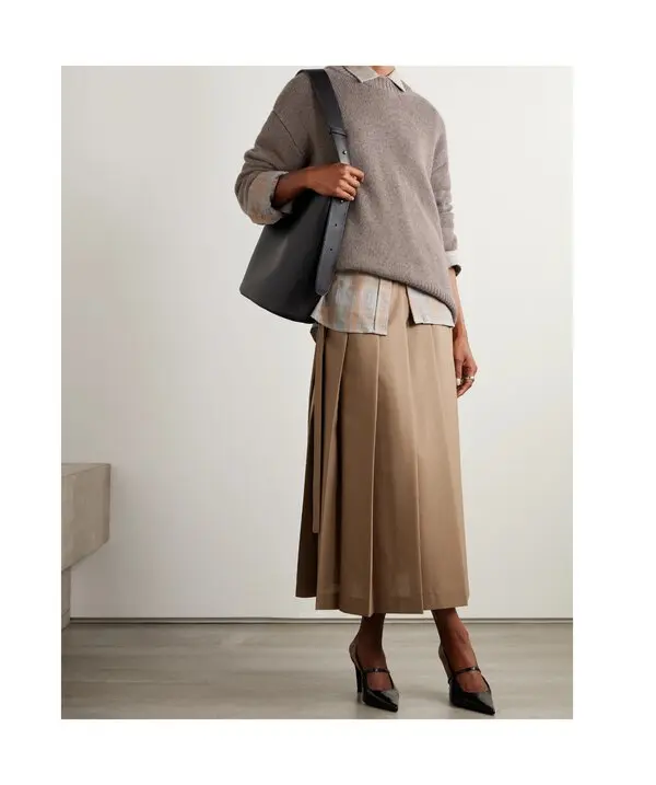 LISA YANG Ribbed Crew Neck Sweater