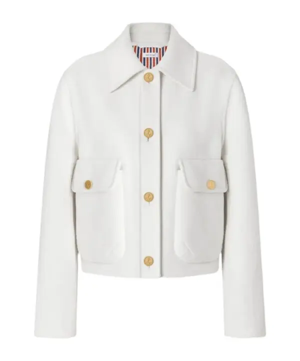 Thom Browne Bell-sleeve Jacket - White
