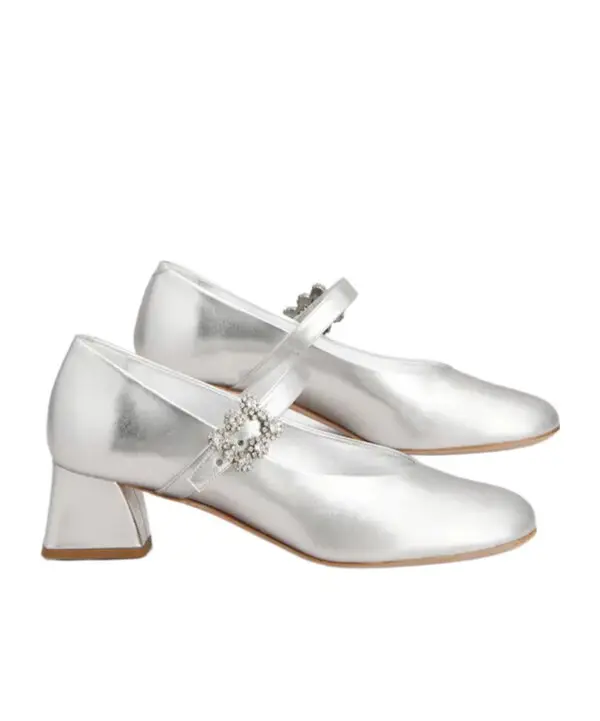 ROGER VIVIER Efflorescence Mary Jane Pumps In Leather