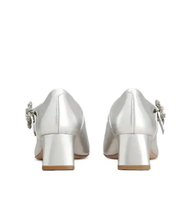 ROGER VIVIER Efflorescence Mary Jane Pumps In Leather